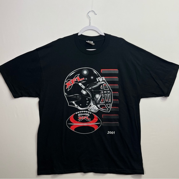 Vintage | Shirts | Early Y2k Xfl Football Double Sided Graphic Logo Tee ...